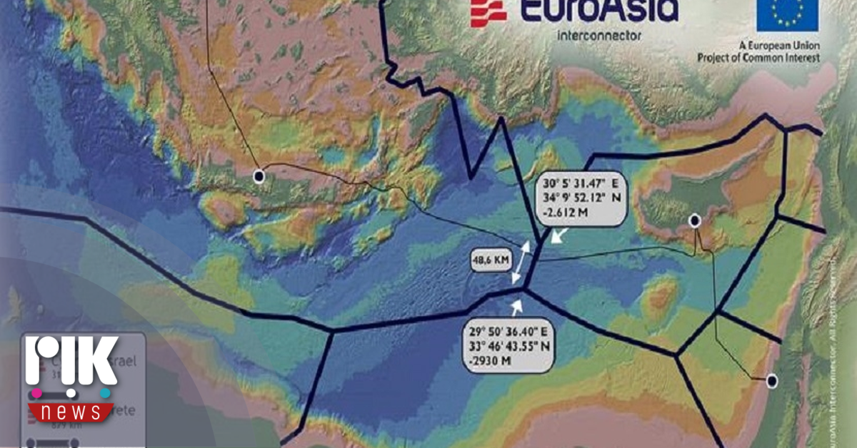 Ανοίγει ο δρόμος για την κατασκευή του EuroAsia Interconnector
