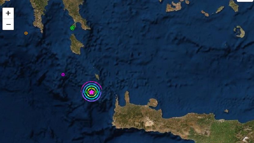 Μεγάλος σεισμός στα Κύθηρα, αισθητός μέχρι την Αθήνα